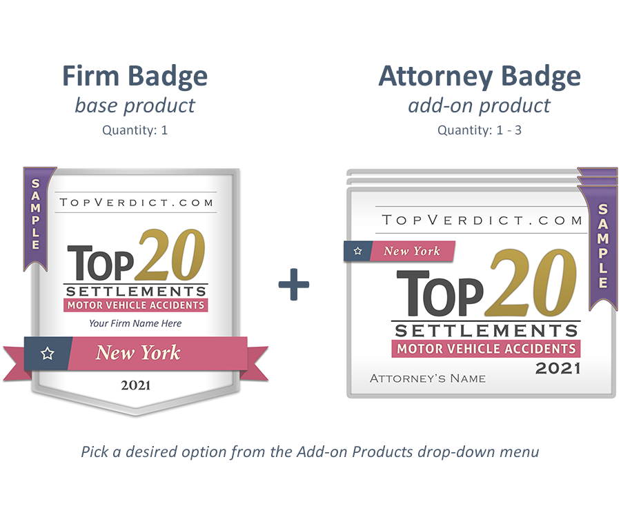 Firm Badge - Top 20 Motor Vehicle Accident Settlements, New York 2021 ...